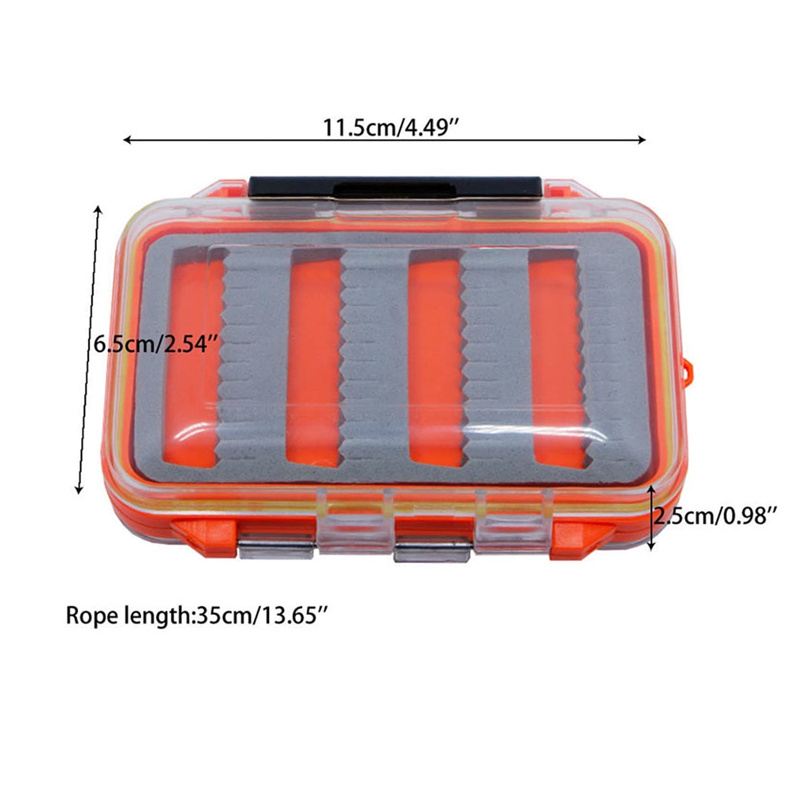 YUXI8541NO Fishing Tackle Box Fishing Tackle Box Carp Bait Hook Lure Storage Transparent Accessories Tools Soft Lining Fly Plastic Case Tackle Box