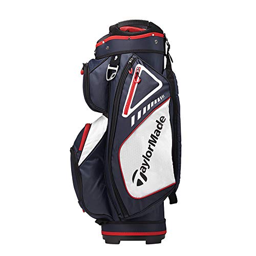 TaylorMade Select Cart Bag, Navy/Red/White