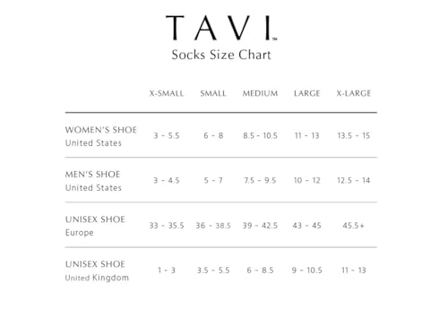 TAVI NOIR Chloe Fashion Criss-Cross Grip Socks for Barre, Pilates and Yoga, Ebony, Medium