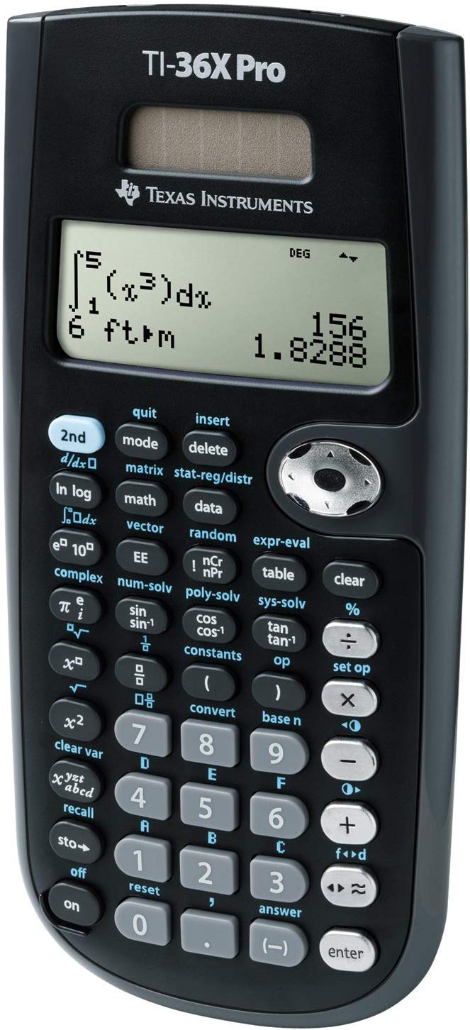 Texas Instruments Scientific Calculator-TI-36X Pro-16-Digit LCD / 6 Pack