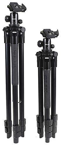 SLIK Pro AL-324BH4 w/SBH-400 Ball Head for Mirrorless/DSLR Sony Nikon Canon Fuji Cameras and More - Black (613-360)