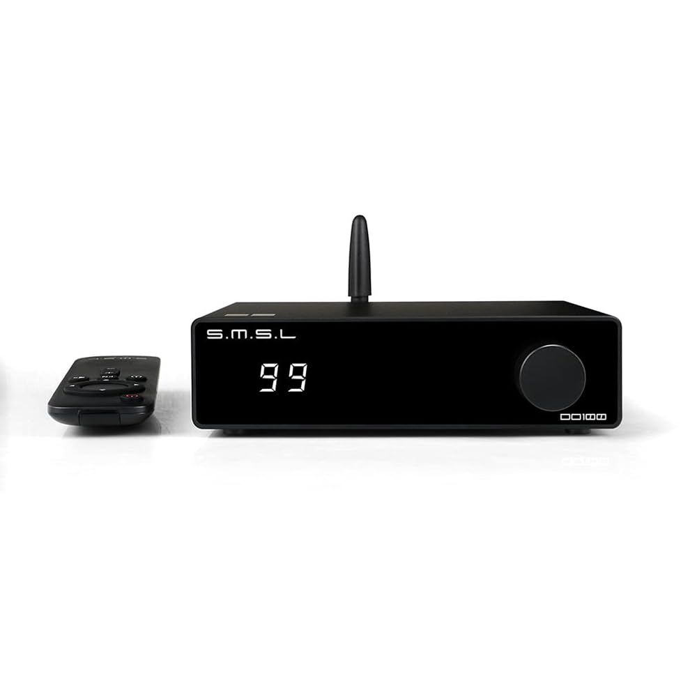 SMSL DO100 USB DAC ES9038Q2Mx2 OPA1612x4 Bluetooth5.1 DSD512 32bit/768kHz USB/BT/Opt/Coax Input RCA/XLR Output High Resolution Balanced Audio Decoder with Remote Control