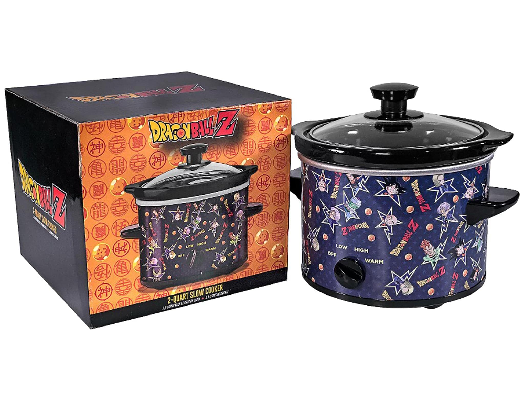 Uncanny Brands Dragon Ball Z 2qt Slow Cooker- Cook Anime Style- Small Kitchen Appliance