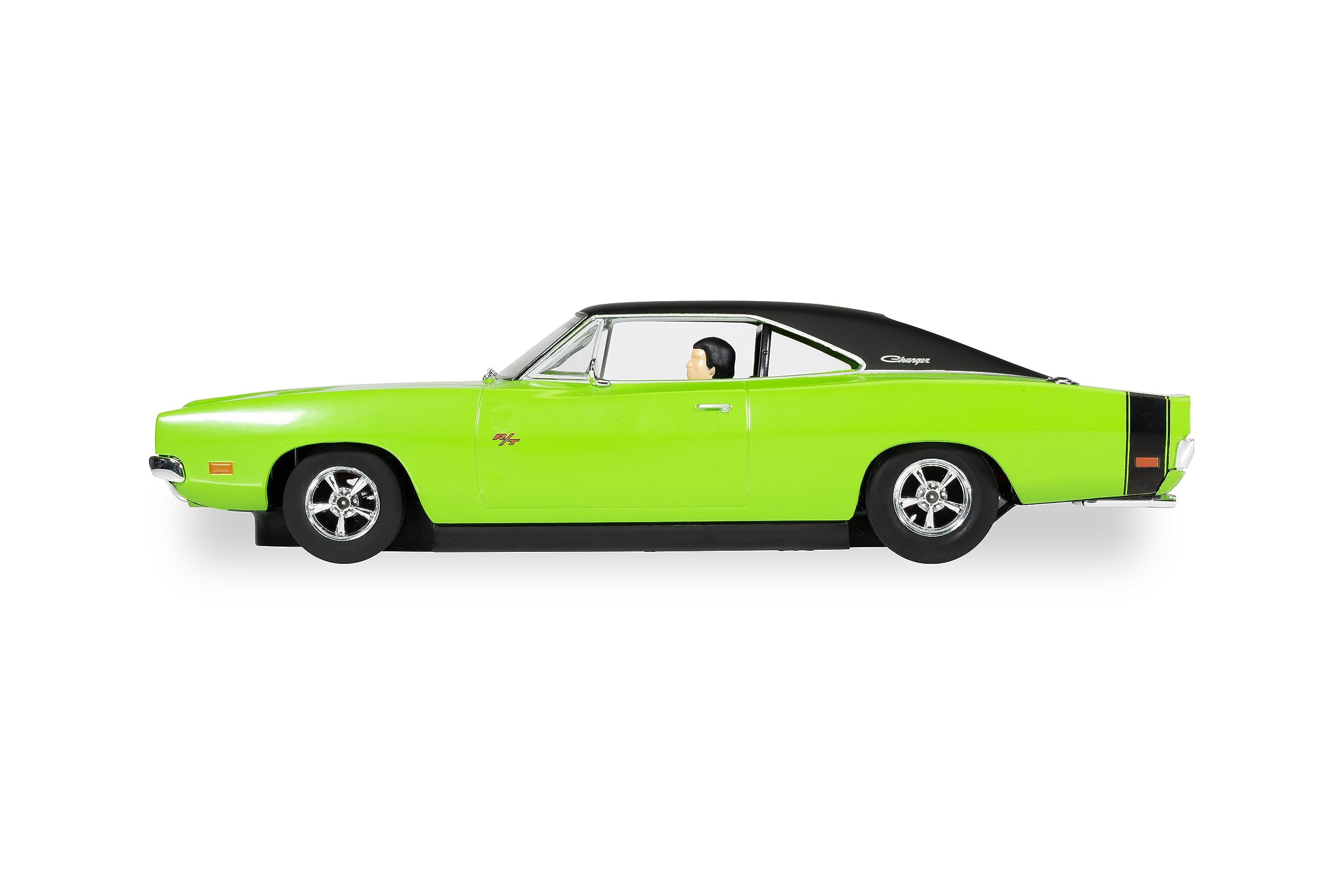 Scalextric Dodge Charger RT Sublime Green Black Top 1:32 Slot Race Car C4326