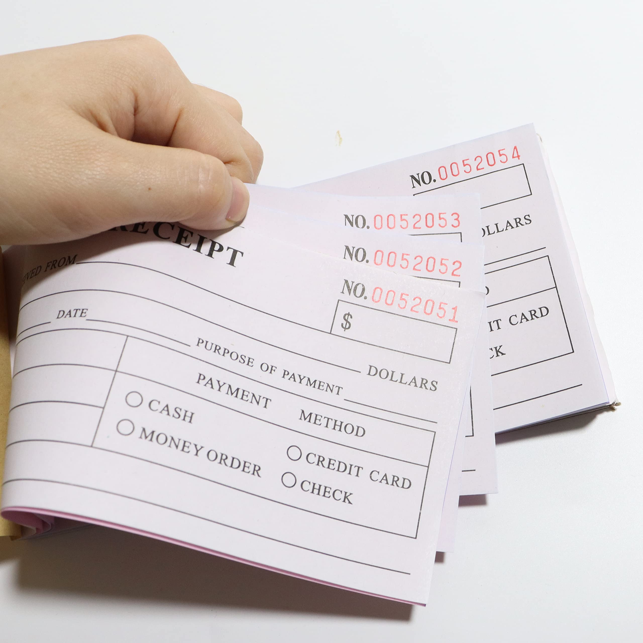 Rent Receipts Receipt Book with Carbon Copies 2 Part Carbon Free 500 Copies