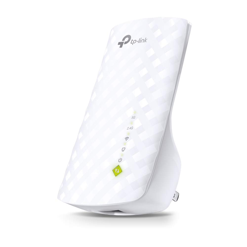 TP-Link AC750 Dual Band WiFi Range Extender, Repeater, Access Point w/Mini Housing Design, Extends WiFi to Smart Home & Alexa Devices (RE200) (Renewed)