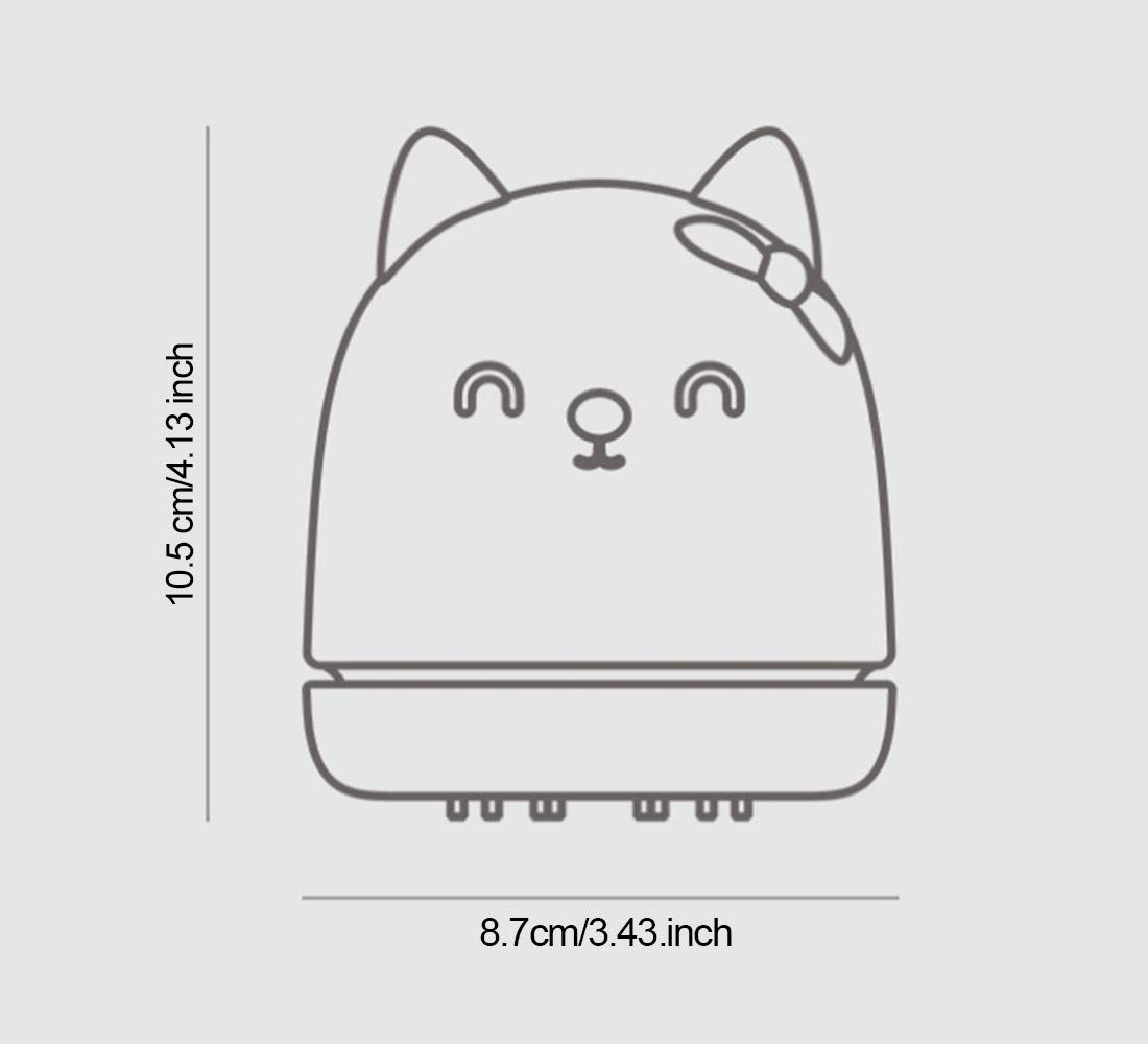 USB Desktop Vacuum Desk Dust Cleaner Mini Table Cat Vaccum Scraps, Collector Kitchen Gadget Office Supplies for Mom, Student, Women