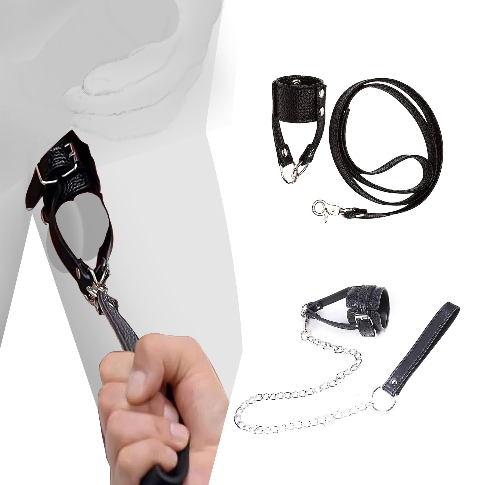 Testicle Bondage Rope Sex Restraints for Man, Sexual Stimulation Device Chains, Sex BDSM Rope, BDSM Sex Toys for Enhanced Sensual Play and Intimate Exploration