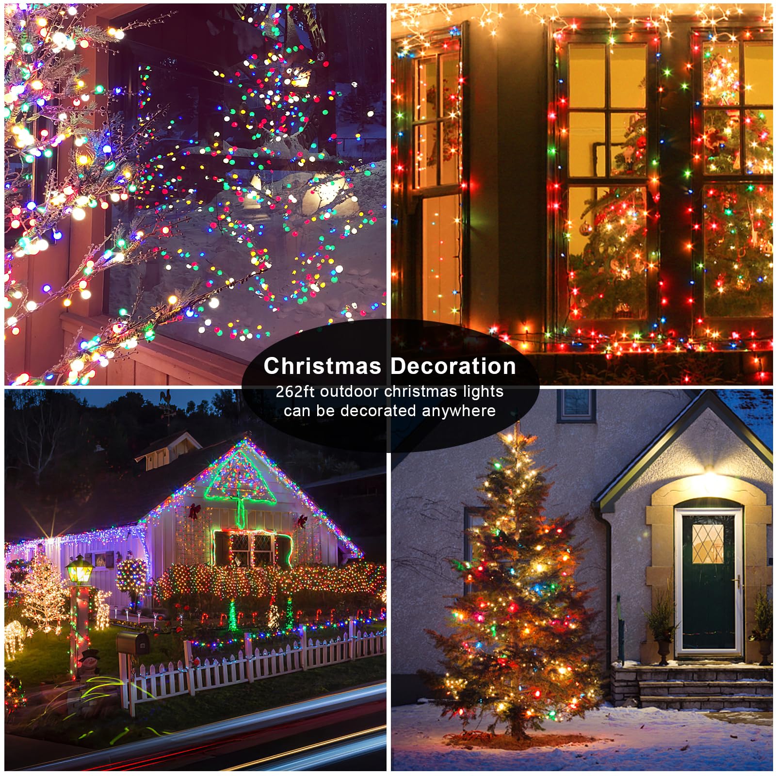 YILINM 50ft Outdoor String Lights Waterproof LED G40 Shatterproof Backyard Lights with 25 Bulbs Connectable Patio Lights for Christmas Patio House Backyard Balcony Party1