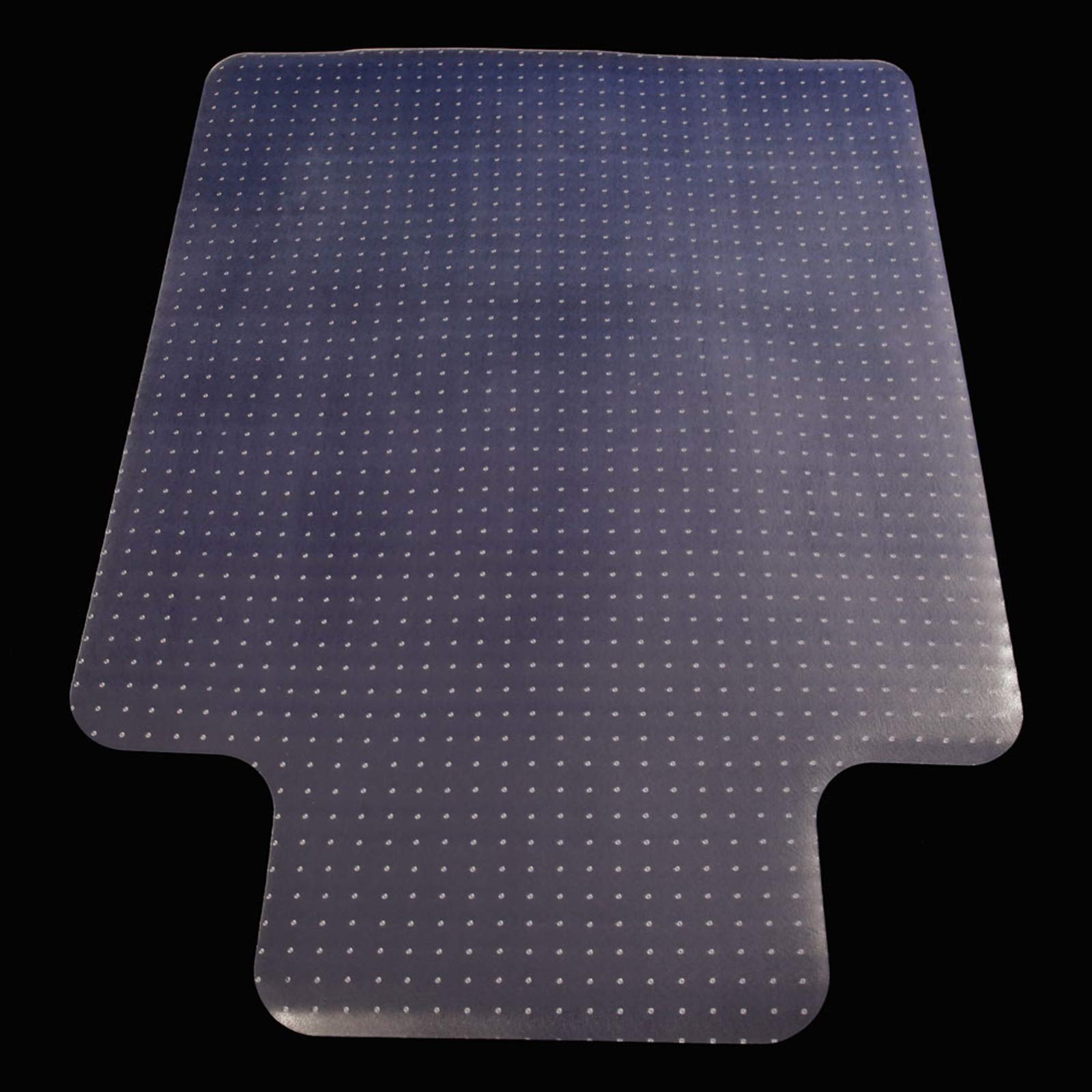 Transparent Office Chair Mat, Clear Chair Mat with Lip for Carpet, Fit on Low and Medium Pile Carpets, PVC Matte Home-use Protective Mat (90x120x0.2 CM)