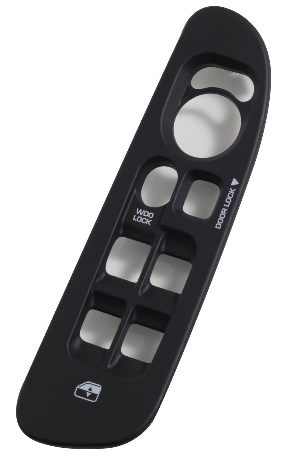 Window Switch Bezel for 2002-2010 Dodge Ram 1500 2500 3500 Quad Cab, Replace OE 5HZ71WL5AE 5HZ71WL5AD 5HZ71XDVAE, Driver Side Window Door Switch Cover Panel Bezel Trim (Black)