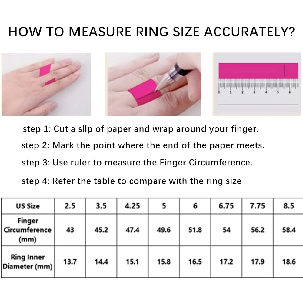 SILBERTALE 8pcs Thin Knuckle Rings for Women Sterling Silver Midi Stacking Ring Set Pinky Thumb Ring Wedding Band Comfort Fit Size 2.5-8.5