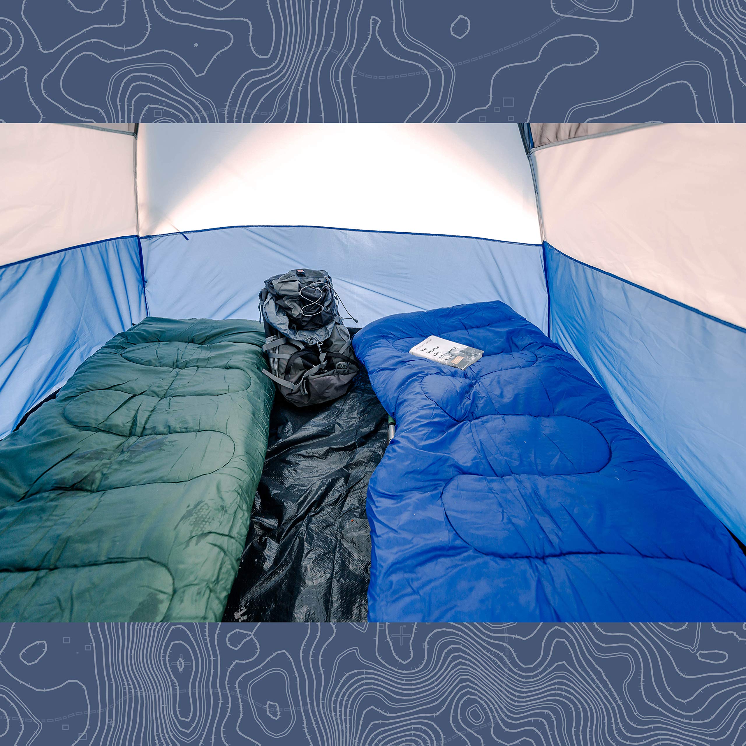 Stansport 6 lbs. Grizzly Sleeping Bag (529-100), 81" L x 39" W, Brown