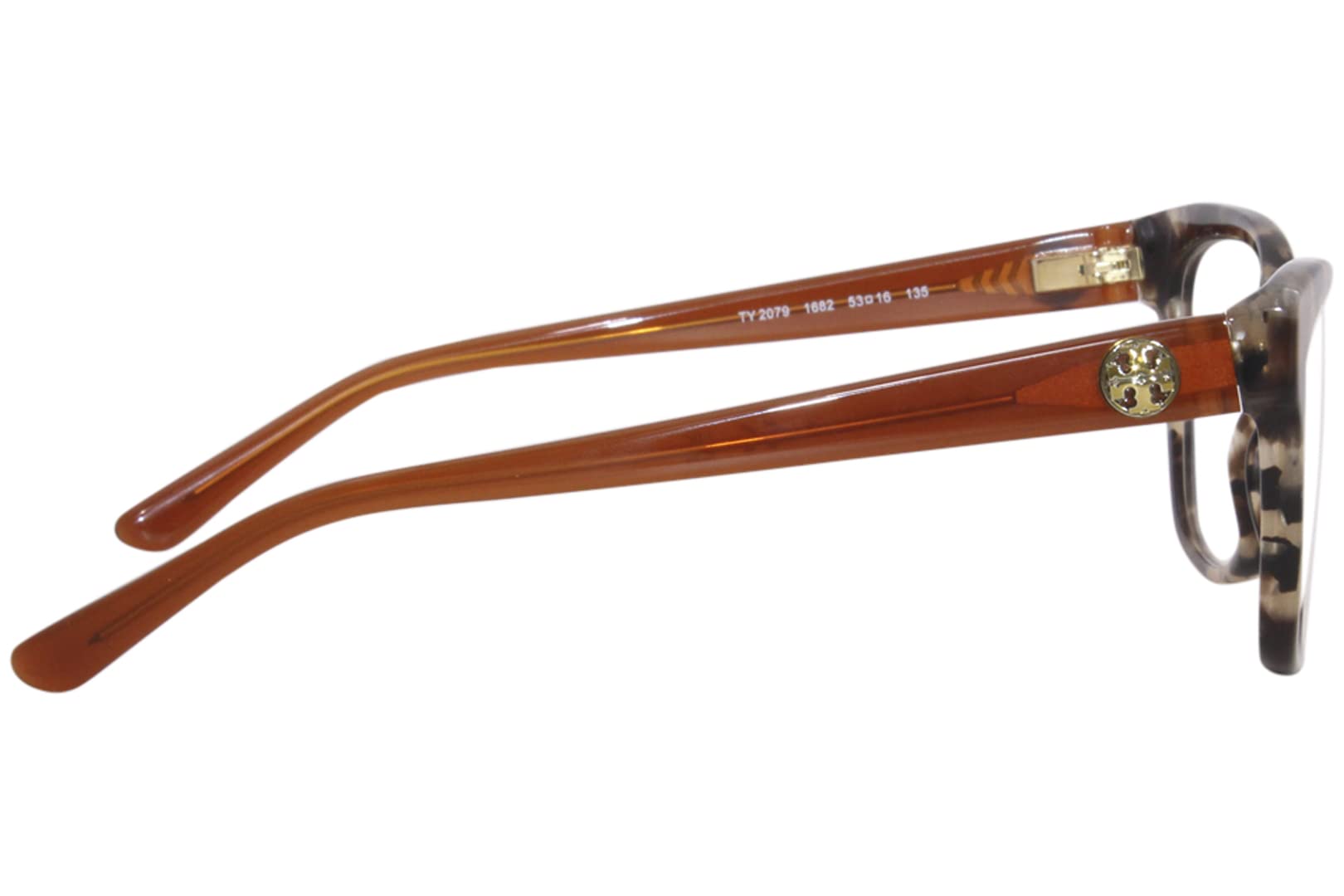 Tory Burch TY2079 Eyeglass Frames 1682-53 - Pearl Brown Tort TY2079-1682-53