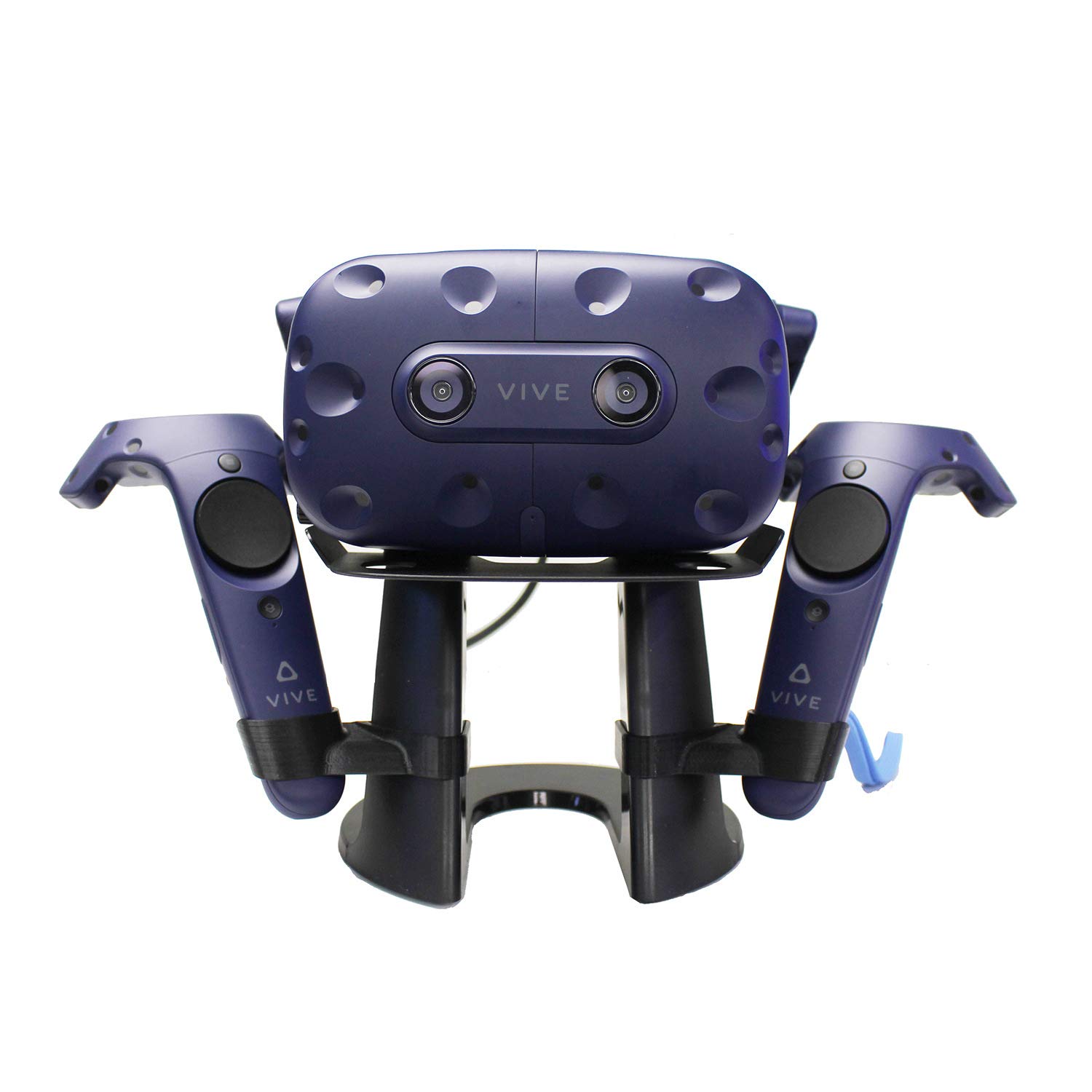 TNE VR Stand Headset Display Mount Station and Controller Holder for HTC Vive and HTC Vive Pro Virtual Reality Gaming System
