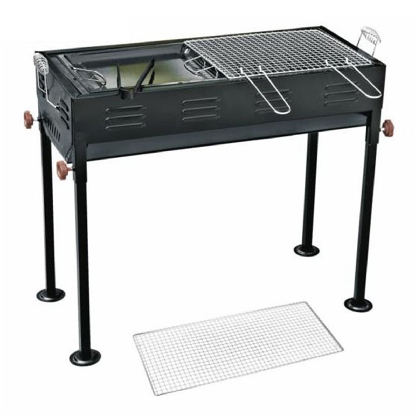 TBMAKE Grills Thickened BBQ Grill Camping Wood Charcoal High Temperature Stainless Steel Barbecue Net Home Family Outdoor Portable BBQ Tools