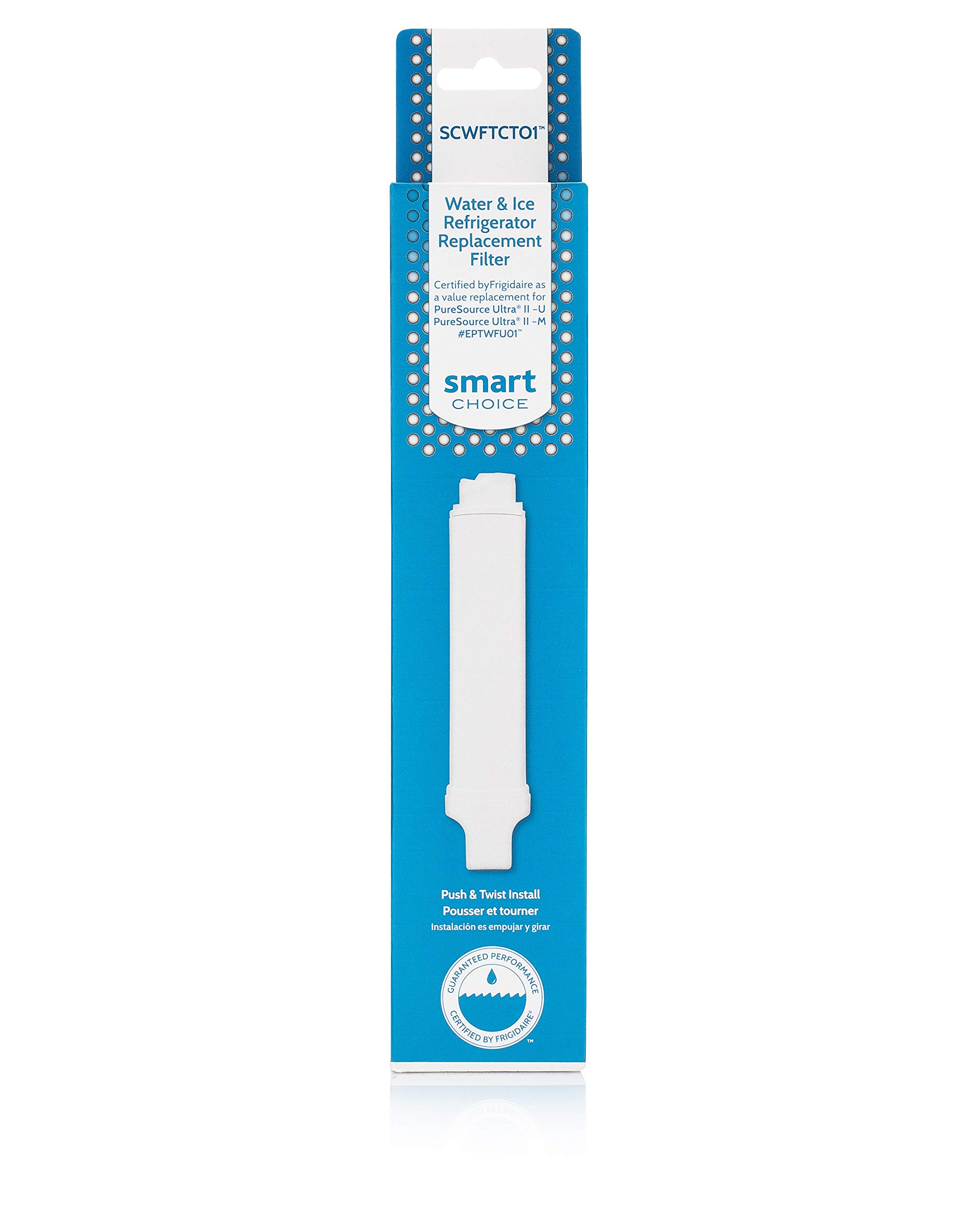 Smart Choice™ SCWFTCTO1 Replacement for EPTWFU01 & EWF02 Water Filters from Frigidaire and Electrolux