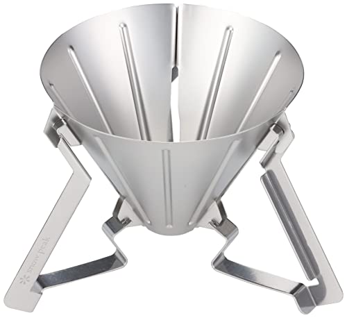 Snow Peak Field Barista Collapsible Coffee Dripper, Stainless Steel, CS-117