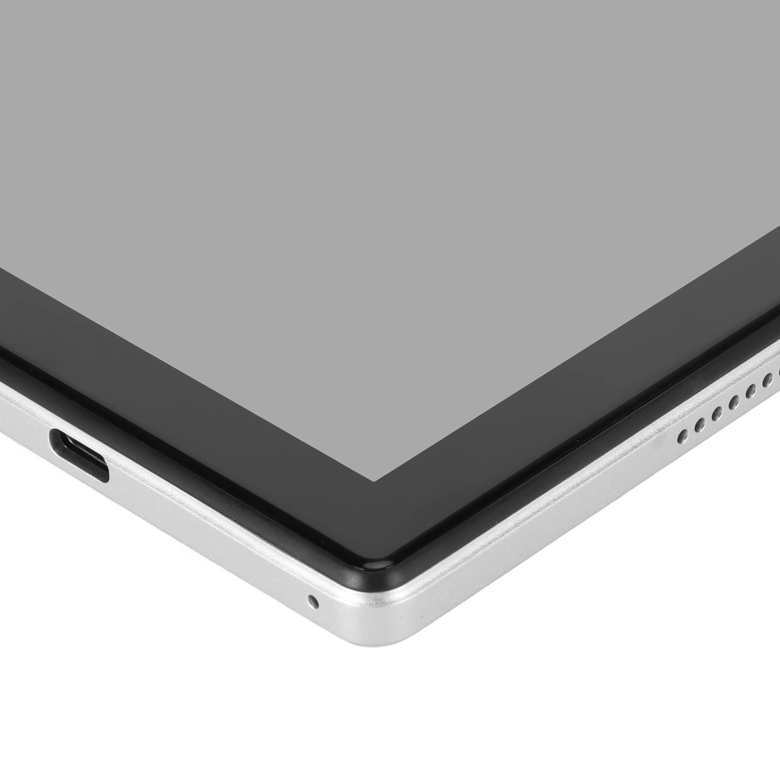Tablet PC, 10.1 Inch Tablet PC 7000mAh Dual Card Dual Standby 100‑240V White 8GB RAM 256GB ROM for Elderly Home Office (US Plug)