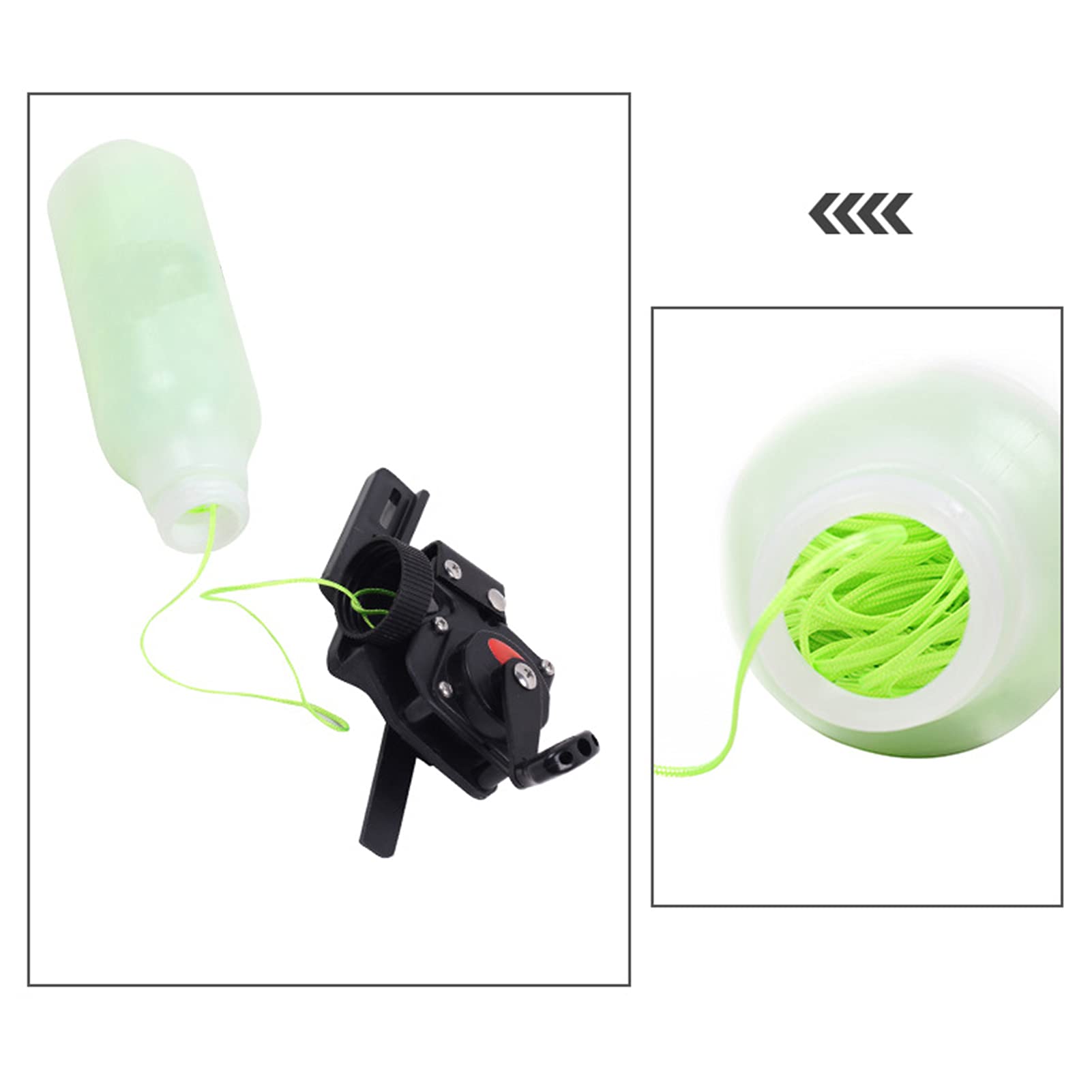 VGEBY Compound Bow Bowfishing Retriever Pro Reel Spincast Reel Right Hand for Fish Hunting Tournament Shooting Reel Handlebargrip Other Fishing Tools and Accessories
