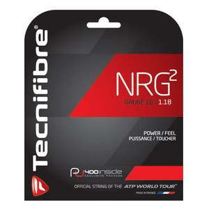 Tecnifibre NRG2 tennis string- 18g/1.18mm- black