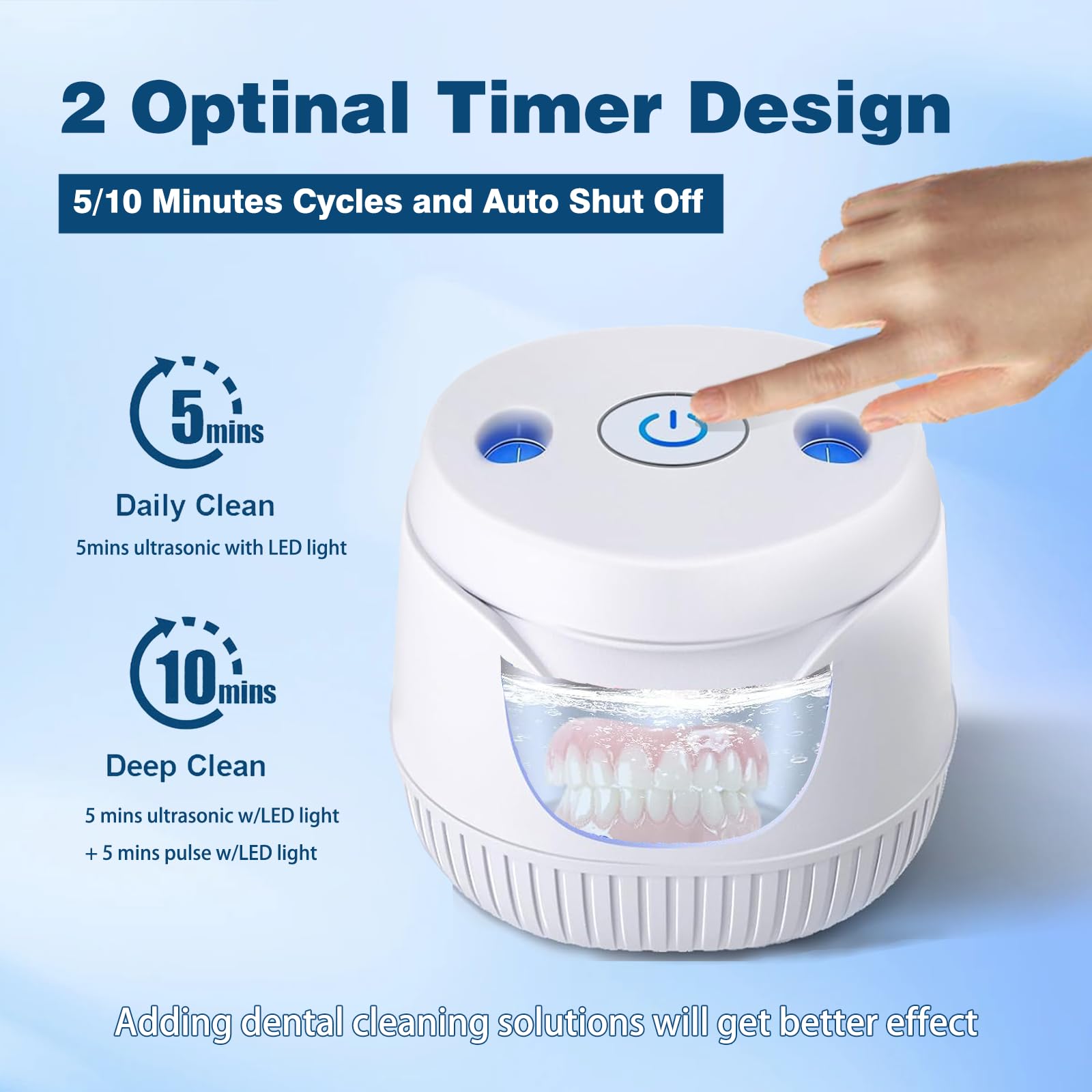 Ultrasonic Retainer Cleaner 211