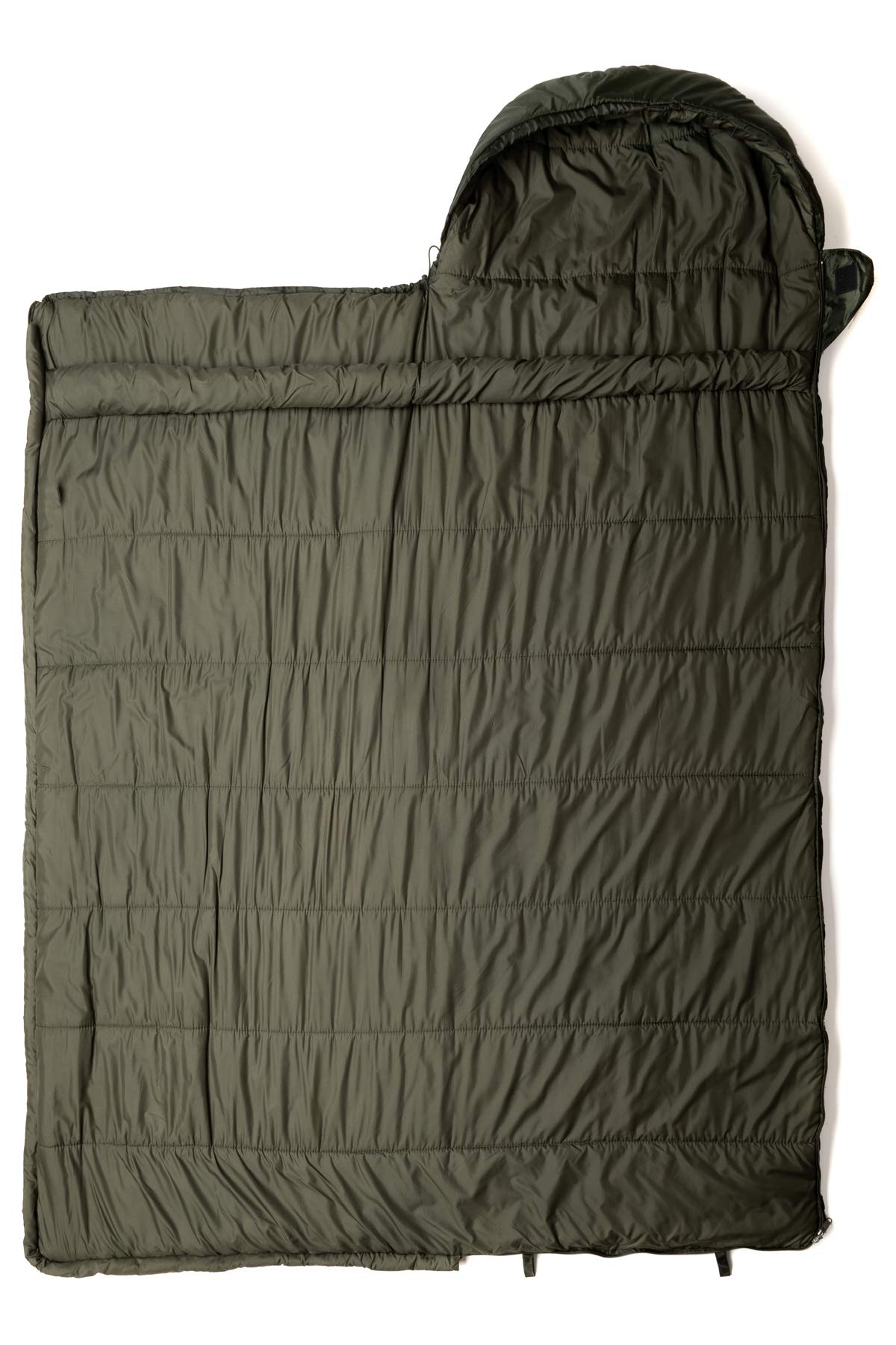 Snugpak Basecamp Ops Navigator Sleeping Bag with Compression Stuff Sack, Left Hand Zip, Olive