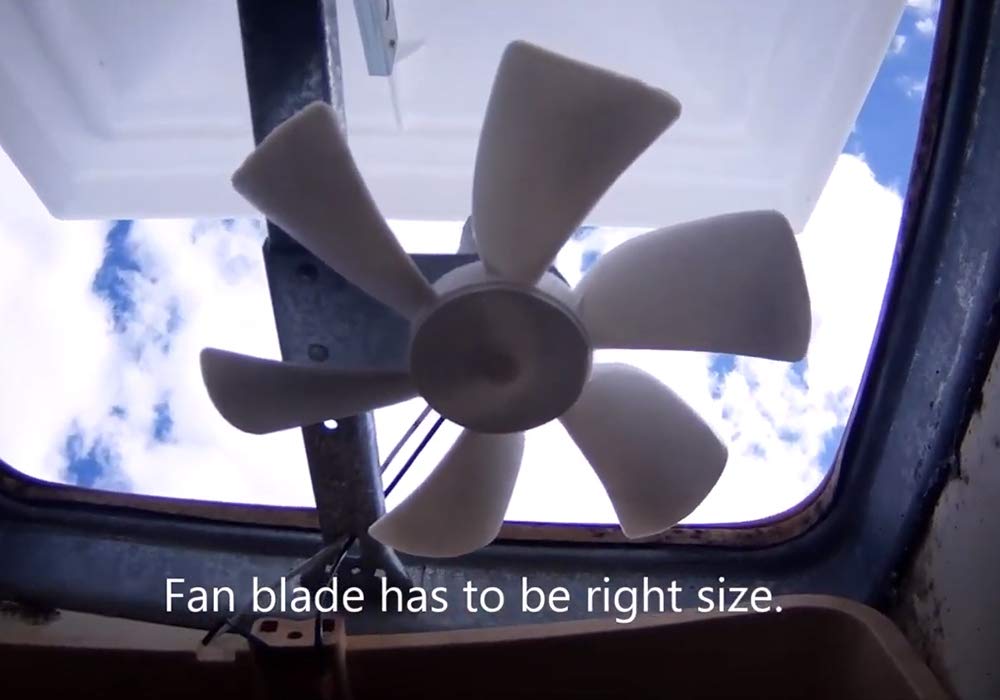 RV Vent Fan Blade, White 6" with 0.094" Round Bore, Compatible with Ventline/Jensen 0.094" Round Bore RV Bathroom Fan Blade (2 Pack)
