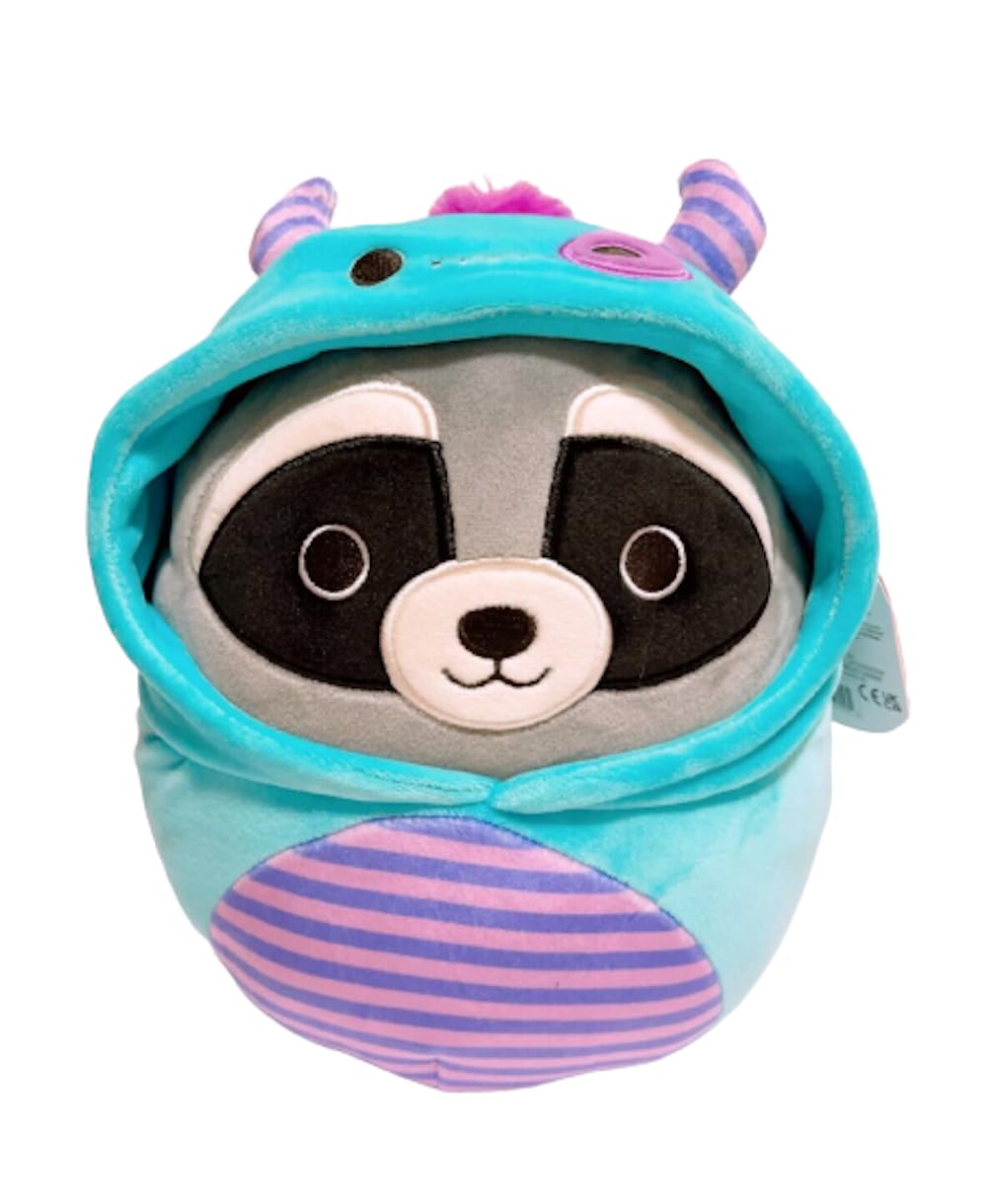Squishmallows Hoodie Squad 5" Rocky The Racoon in Monster Costume Plush Doll