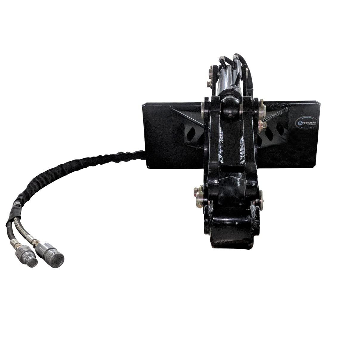Titan Attachments Mini Skid Steer Fronthoe Backhoe Excavator Attachment, Quick Tach Mounting System Fits Toro Dingo, Ditch Witch, and Vermeer, Dig Small Ditches, Trenches, and More