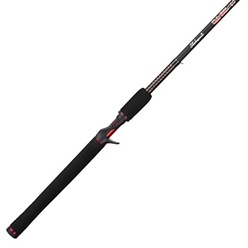 Shakespeare Ugly Stik 6β6β GX2 Casting Rod, One Piece Casting Rod, 10-25lb Line Rating, Medium Heavy Rod Power, Moderate Fast Action, 1/4-3/4 oz. Lure Rating, BLACK