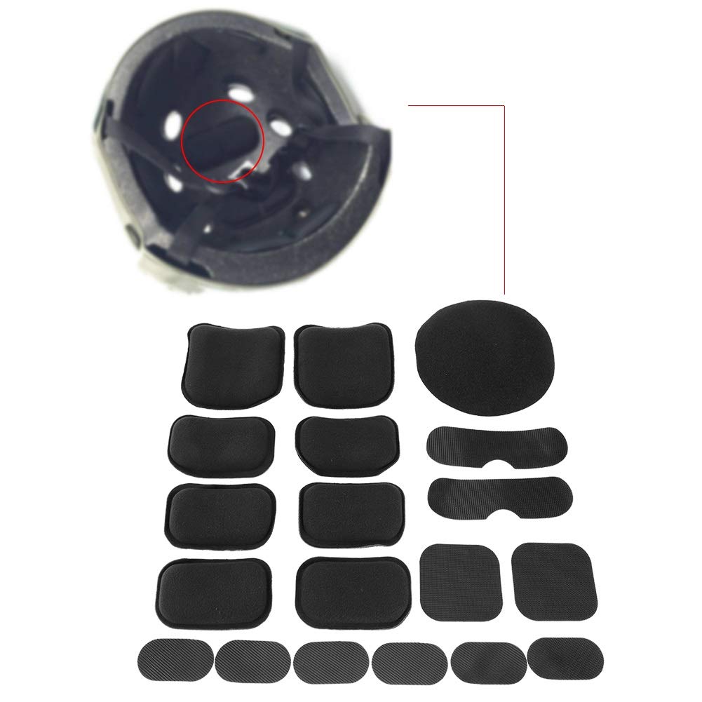 Universal Airsoft Helmet Pads, Helmet Foam Pads Foam Padding Helmet, Soft and Durable EVA Foam Airframe Air Frame Comfort Protective Cushion