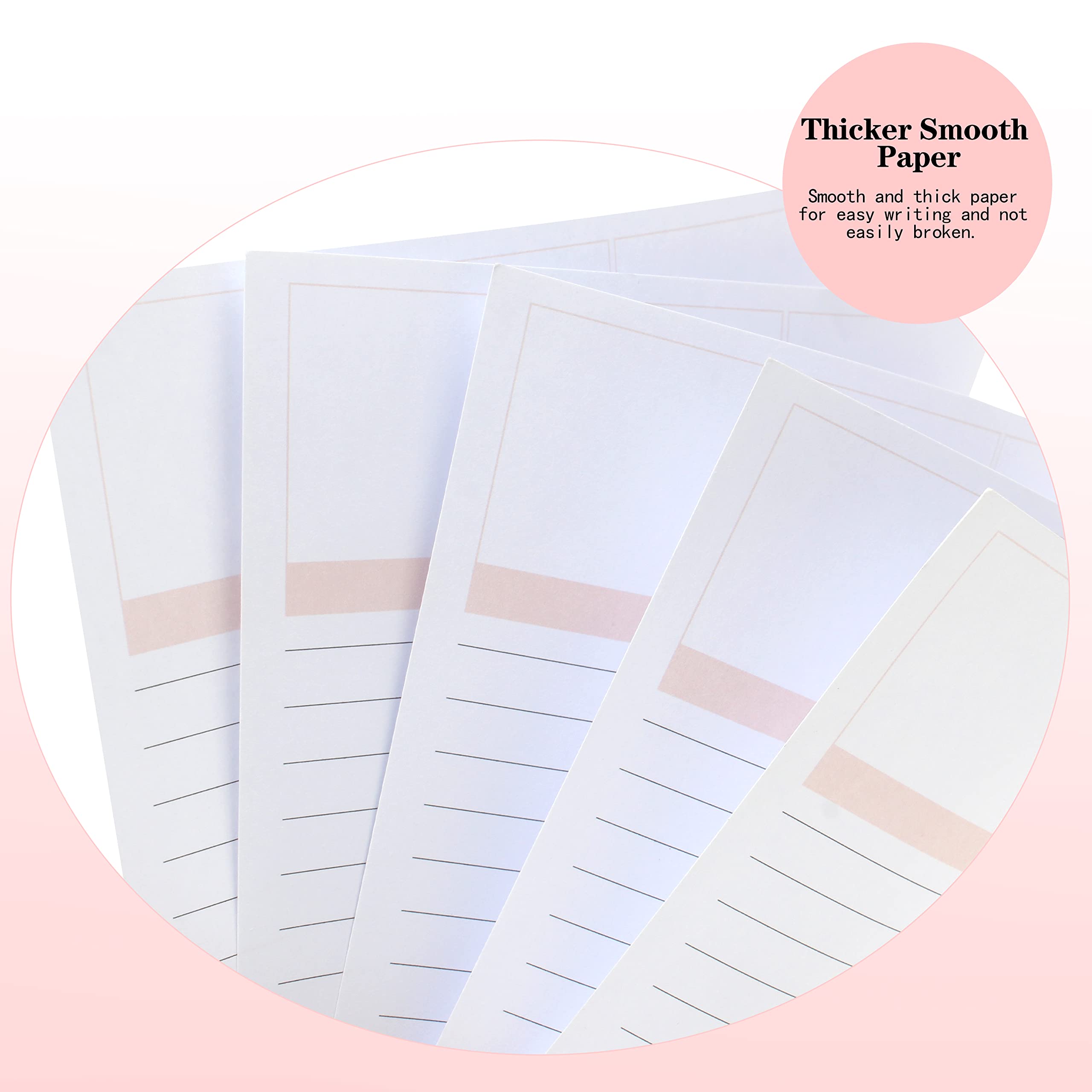 To Do List Pad Daily Schedule Planner Priority Goals Notepad Undated 6.5 ”x 9.8” PVC Cover,Twin-Wire Binding Personal Organizer for Appointment (4 Pack)
