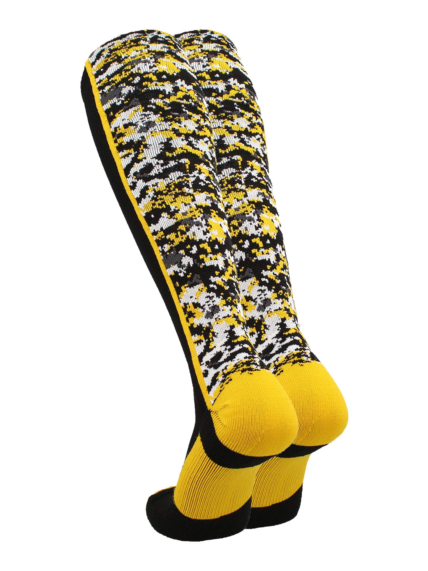 TCK Digital Camo OTC Socks (Black/Gold, X-Large)