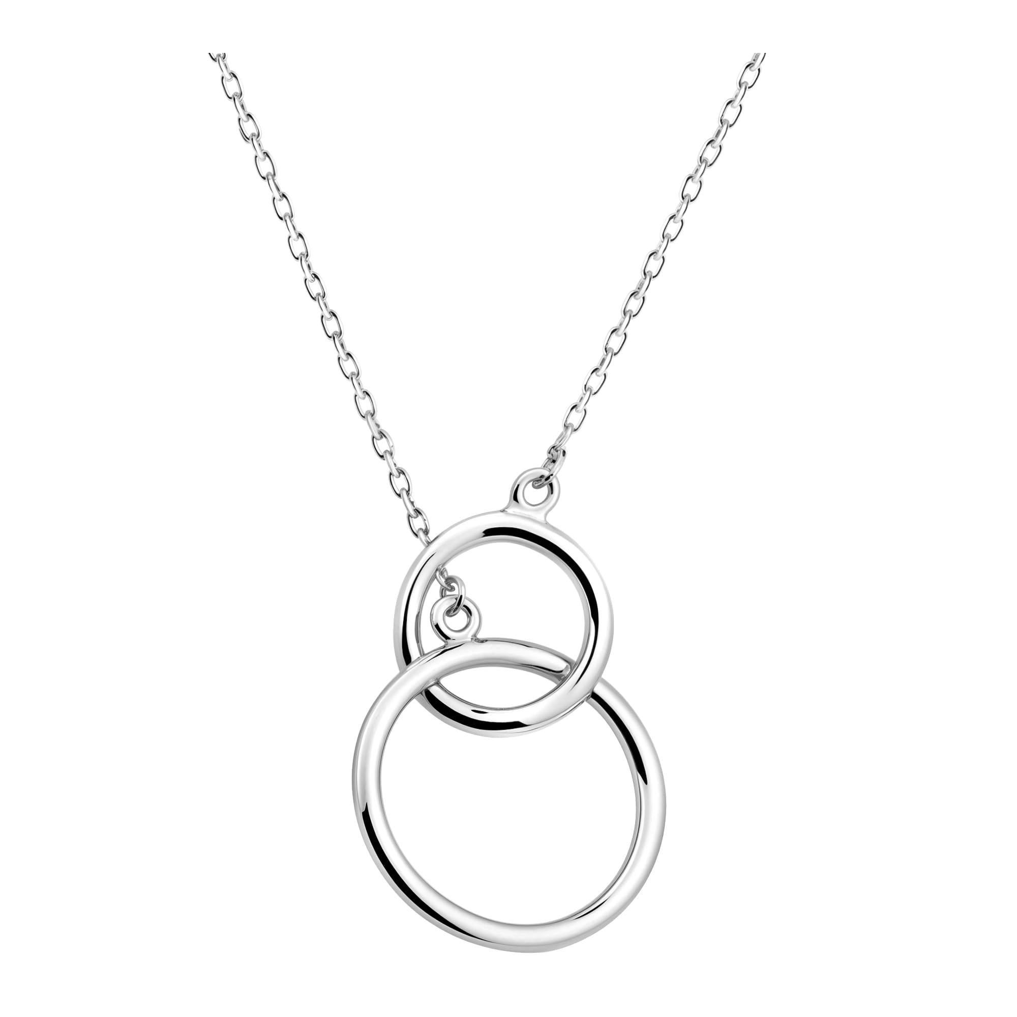 SOFIA MILANI - Women's Necklace 925 Silver - Circle Pendant - 50012