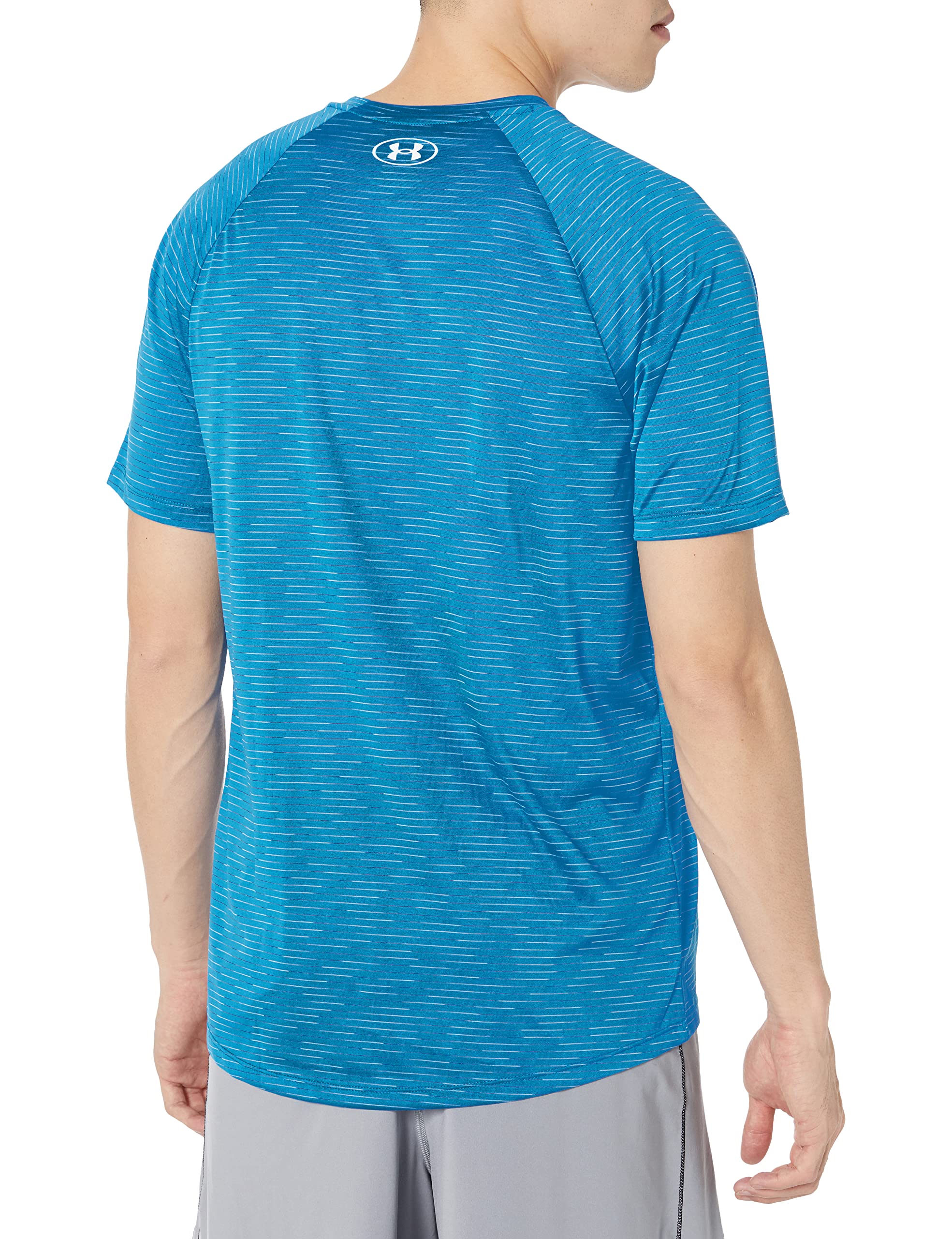 Under Armour mens Tech 2.0 5C Short Sleeve T-Shirt, Cruise Blue (899)/Blue, Medium