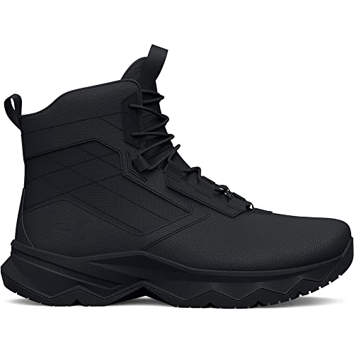 Under Armour Mens Stellar G2 6" Lace Up Military And Tactical Boot, (001) Black/Black/Pitch Gray, 11.5 US