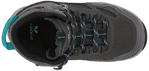 Vasque Kids Breeze Waterproof Hiking Boot, Magnet/Baltic, 2 Medium