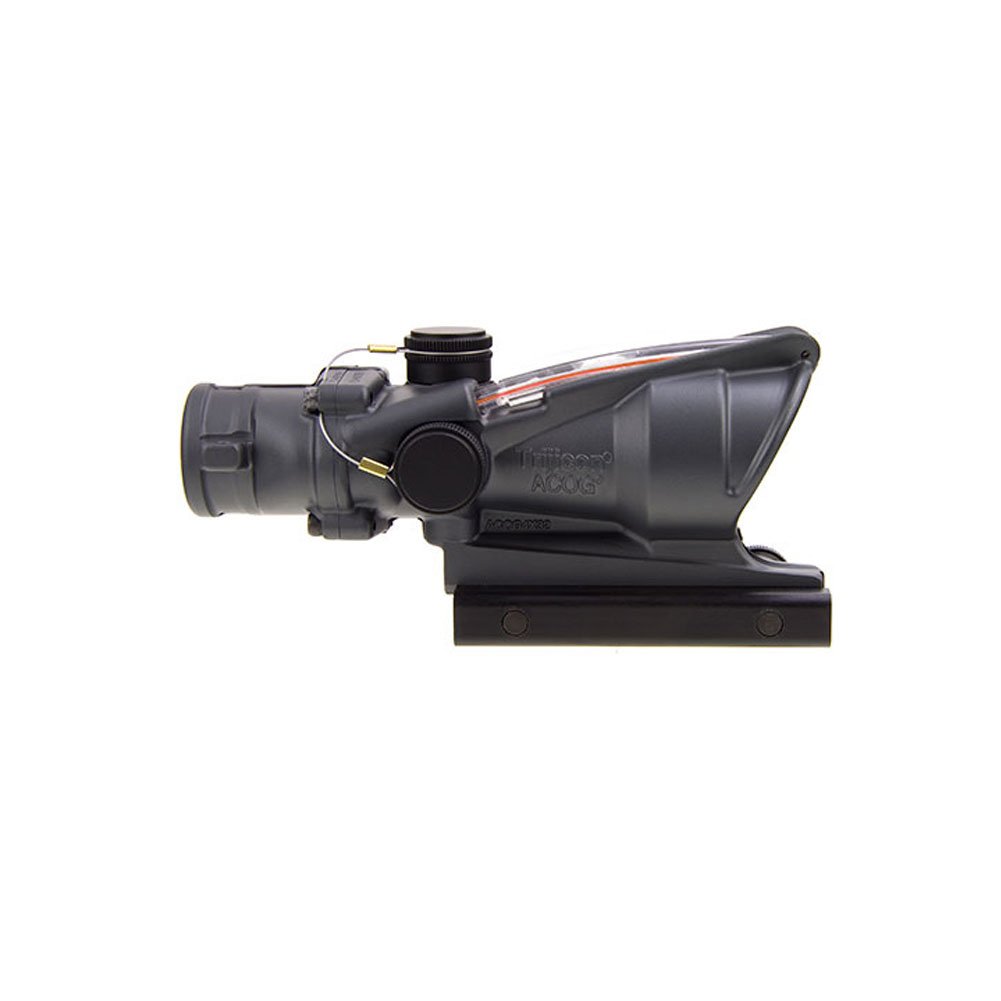 Trijicon ACOG TA31-D-100308 4x 32 Dual Illuminated Red Chevron .223 BAC Reticle Scope, Sniper Gray