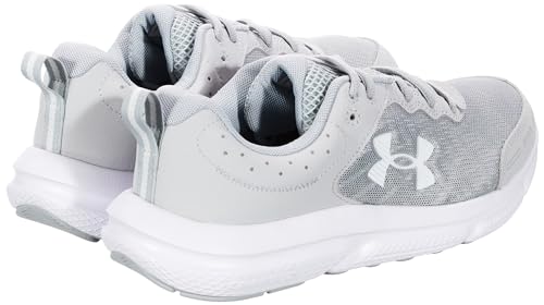 Under Armour Men's Charged Assert 10, (102) Mod Gray/Mod Gray/White, 15, US