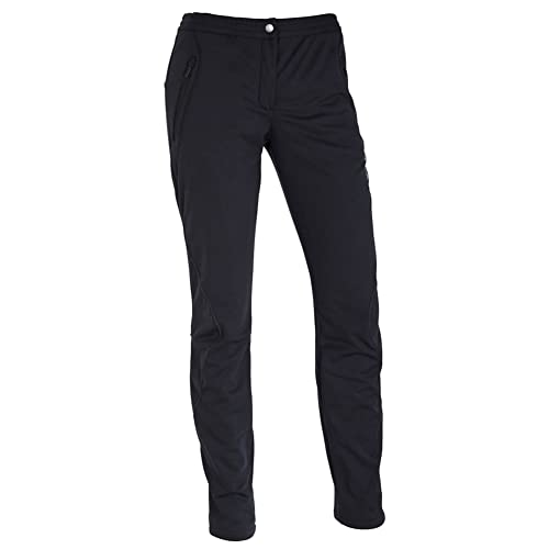 Swix Women's Standard Lillehammer Insulated Windproof Water-Resistant Breathable Stretchy Active Pants, Black, Large