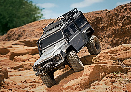 Traxxas 1/10 Scale TRX-4 Scale and Trail Crawler with 2.4GHz TQi Radio, Silver