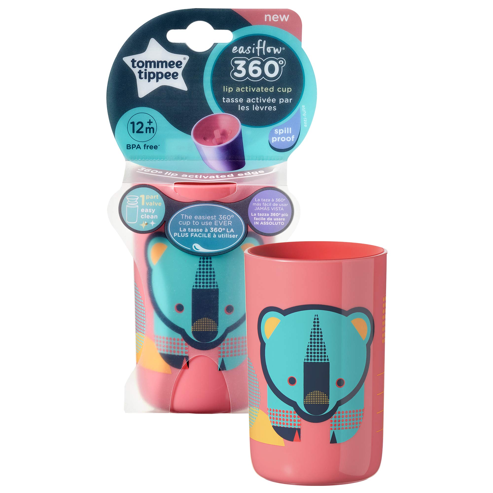 Tommee Tippee Easiflow 360° Beaker Cup 250ml: (Whale)