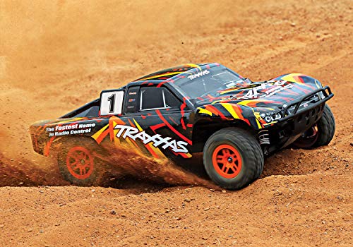 Traxxas Slash 4X4 1/10 Scale 4X4 Short Course Truck, Orange