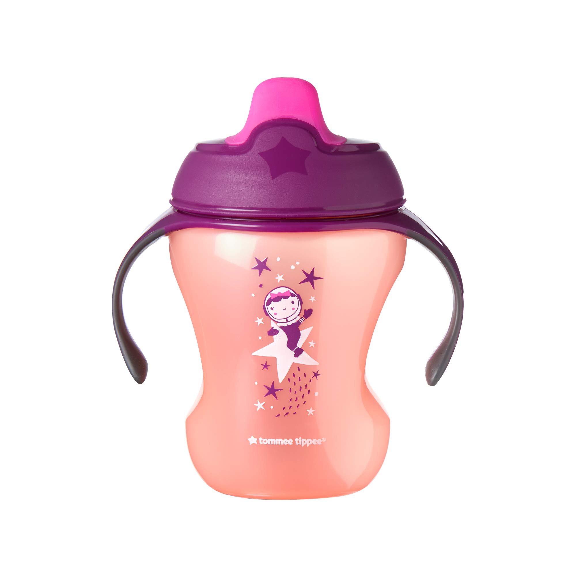 Tommee Tippee Infant Trainer Sippee Cup with Removable Handles | Spill-Proof, BPA-Free – 7+ months (8oz, 3 Count)