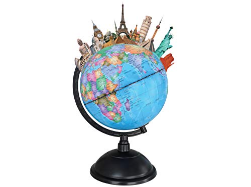 Vivitar VA90030 KidsTech Light Up Augmented Reality Globe with Free App for iOS and Android, App Included, Lights Up, Excellent Learning Tool, See The World in Augmented Reality, Blue