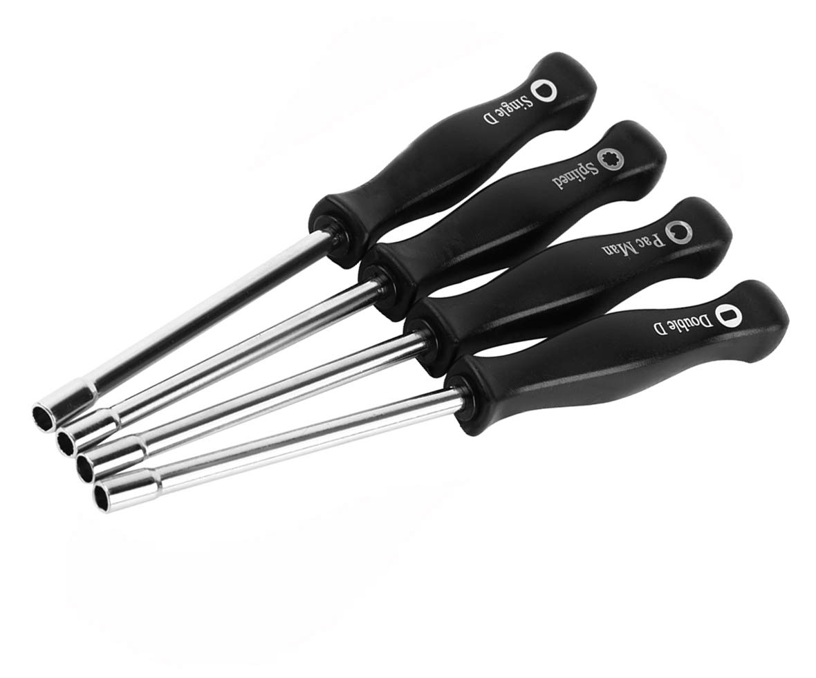 YHLFOOZ 10pcs Carburetor Adjustment Tool Set for Common 2 Cycle Small Engine Echo Poulan Husqvarna MTD Ryobi Homelite String Trimmer Weed Eater Chainsaw (Includes: Cleaning Brush + Black Toolkit)