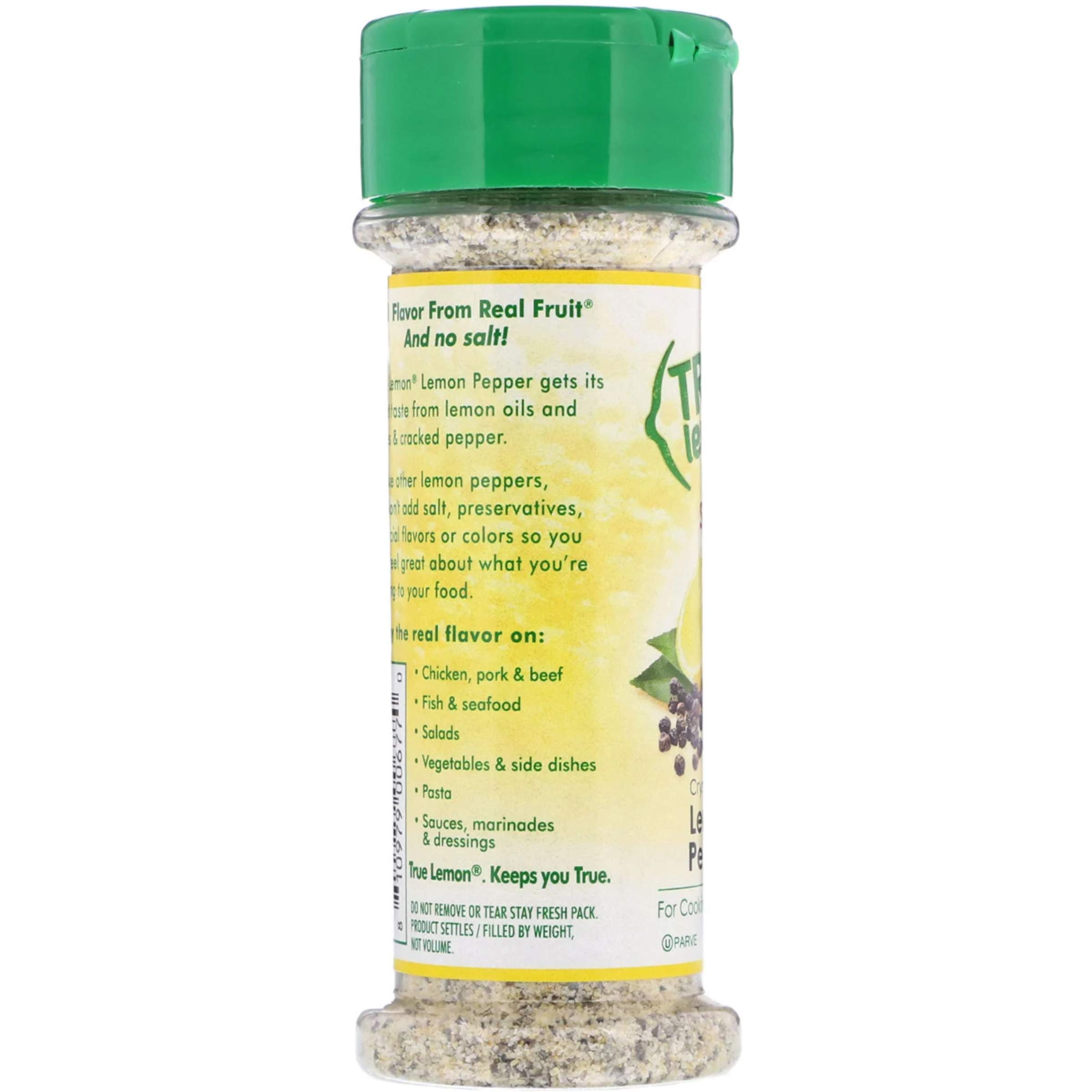 True Lemon Pepper Seasoning (2 pack) Natural Ingredients, No Salt, No Gluten