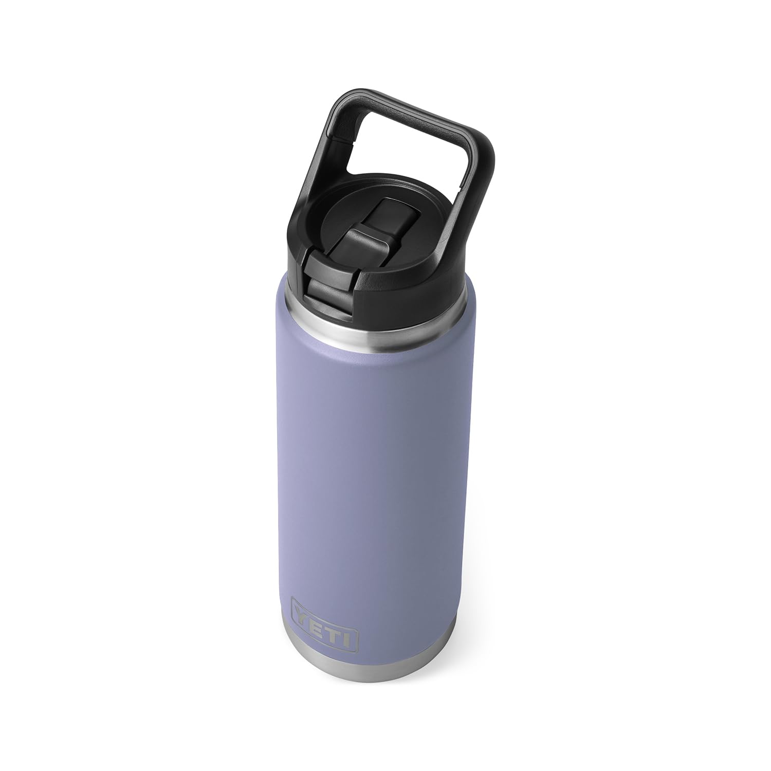 YETI Rambler 26 oz Bottle, Vacuum Insulated, Stainless Steel with Straw Cap, Cosmic Lilac