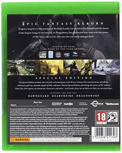 The Elder Scrolls V: Skyrim Special Edition - Xbox One (Imported Version)